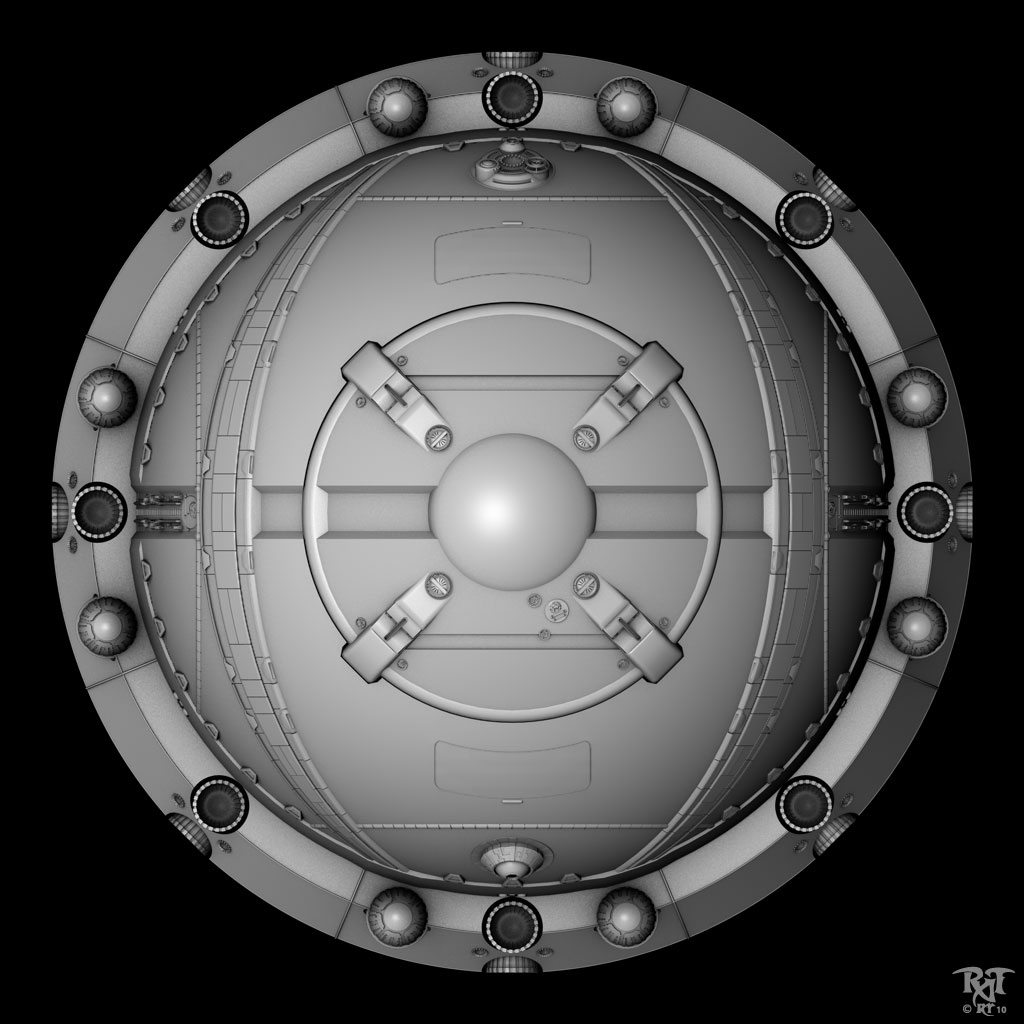 Spheric Ship — Scifi-Meshes.com